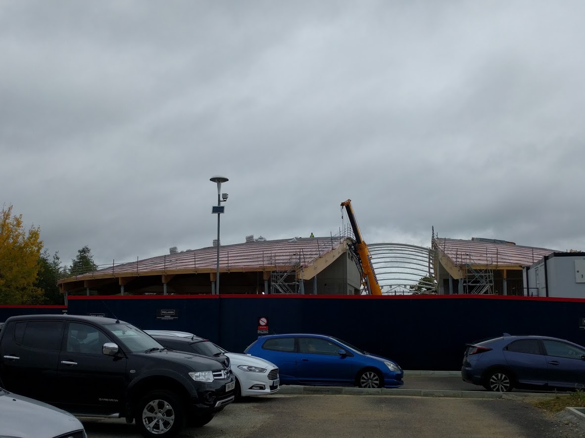 Works Progressing at Tesco Project Heart - Curtis Moore (Cladding ...