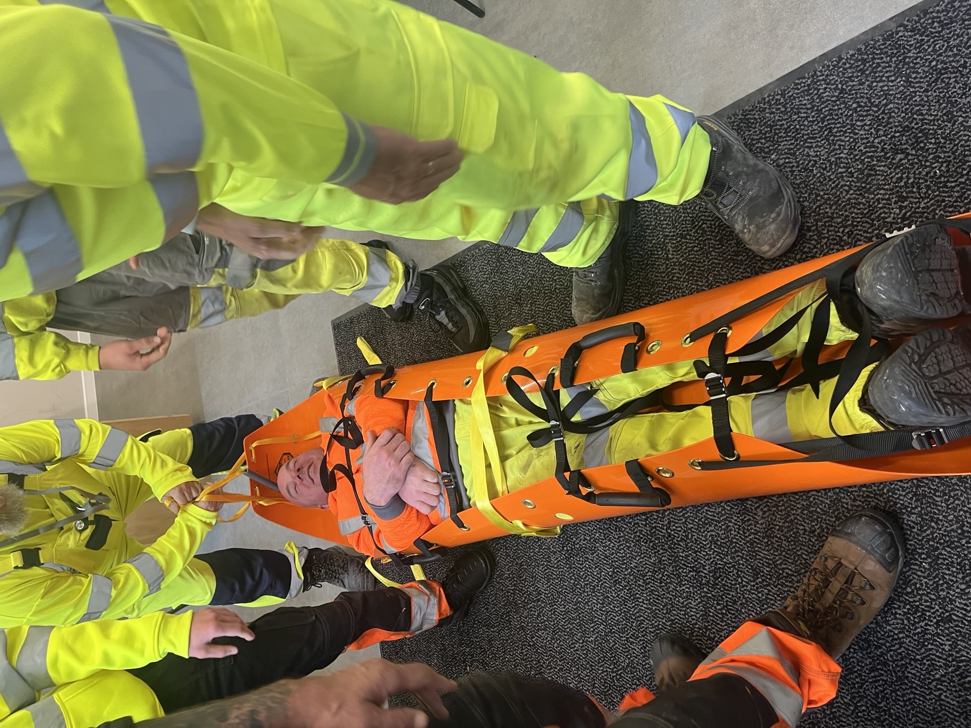 Enhancing Site Safety: Sked Stretcher Training for Our Team - Curtis Moore